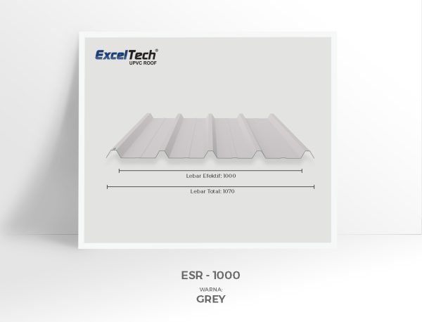 Atap uPVC Single Layer ExcelTech - Atap PVC
